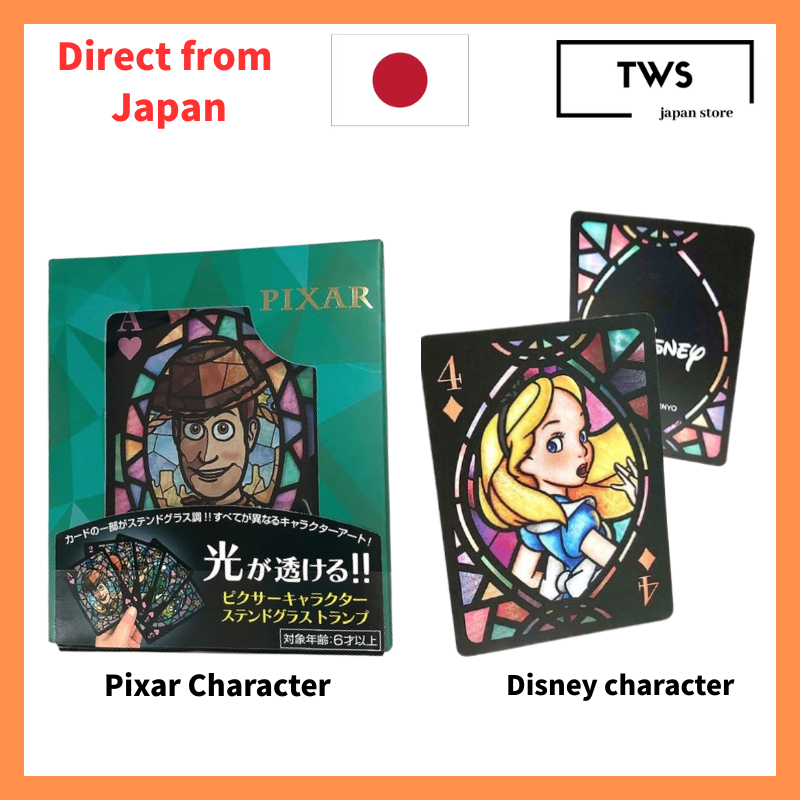 [Direct from Japan] Tenyo Disney Character Stained Glass Playing Cards ...