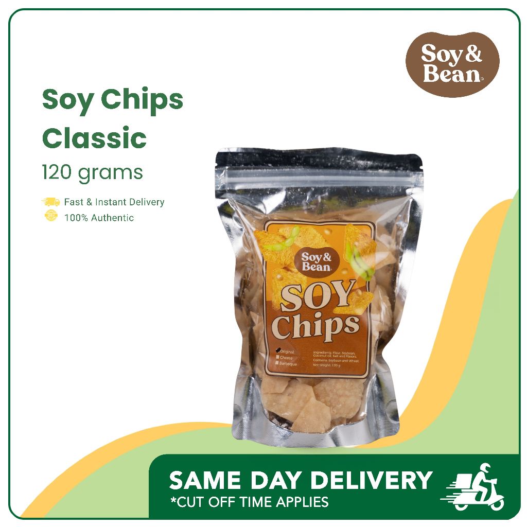 Soy & Bean Soy Chips Classic 120g - [Fresh Plant-Based Tofu / Pantry ...