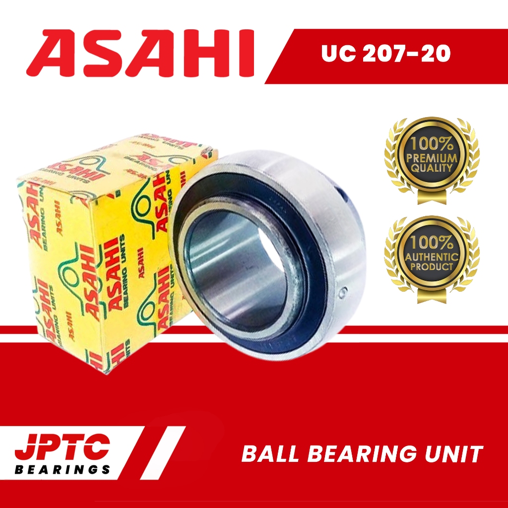 ASAHI UC207-20 Insert Bearing – 1 1/4″ Shaft Diameter | Shopee Philippines