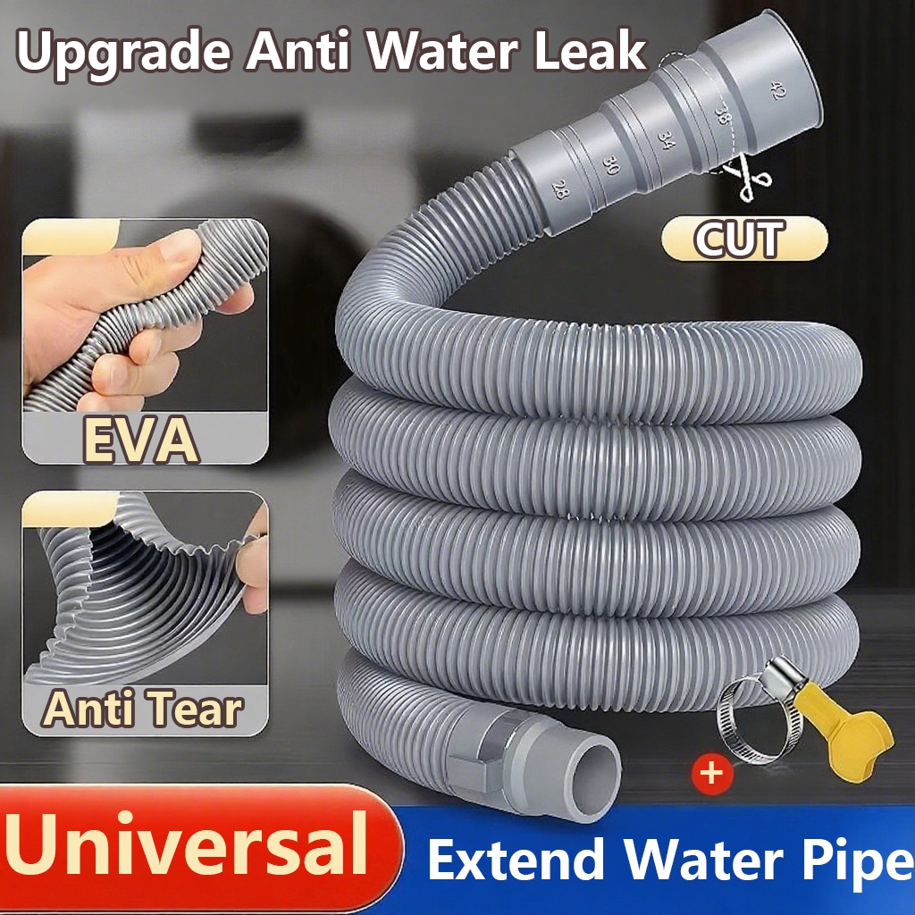 EVA Pulsator Washing Machine Outlet Water Pipe Soft Tube Stretchable ...