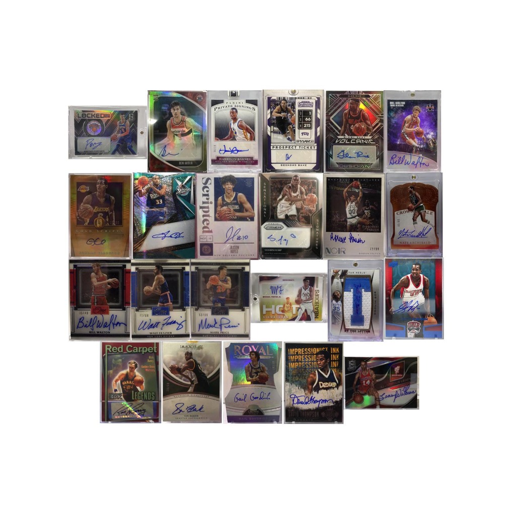Part 3 Autograph / Signature NBA cards - Sports Trading Cards | Shopee ...