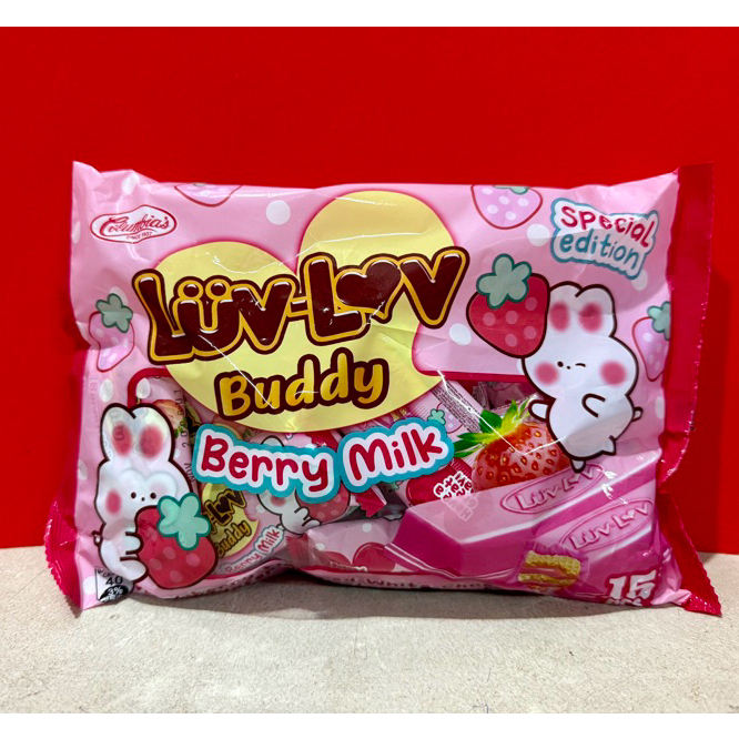 Columbia’s Luv-Lov Buddy Berry Milk White Choco Coated | Shopee Philippines
