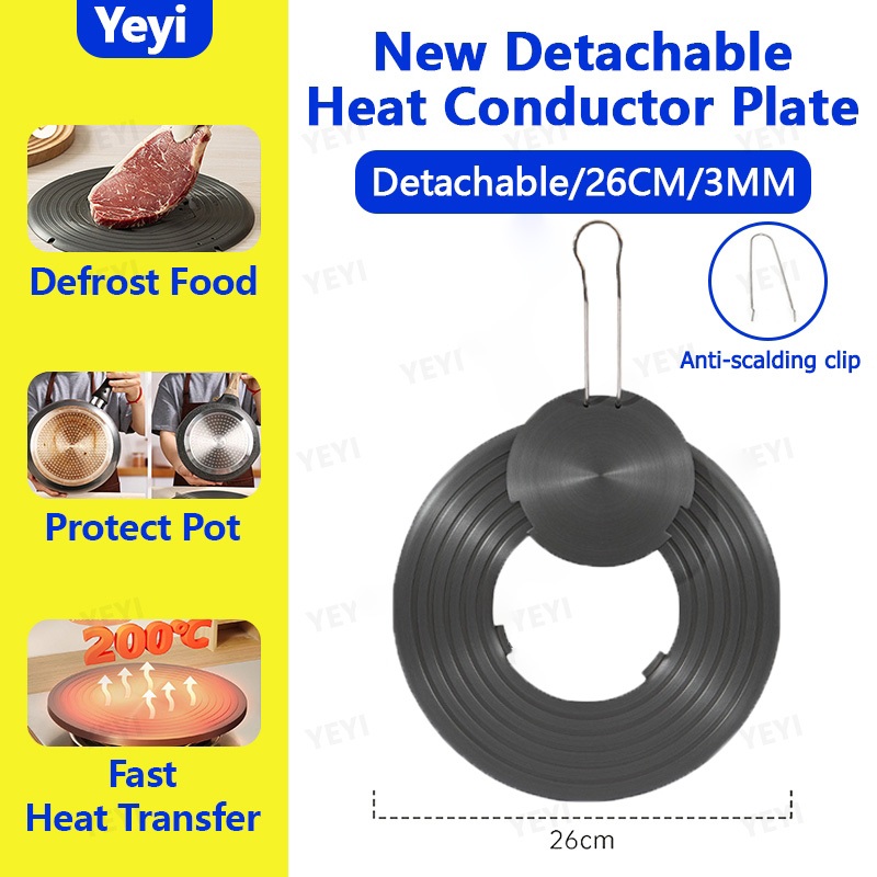 Upgrade Detachable Heat Conduction Plate For Gas Stove 26CM/3MM Heat ...