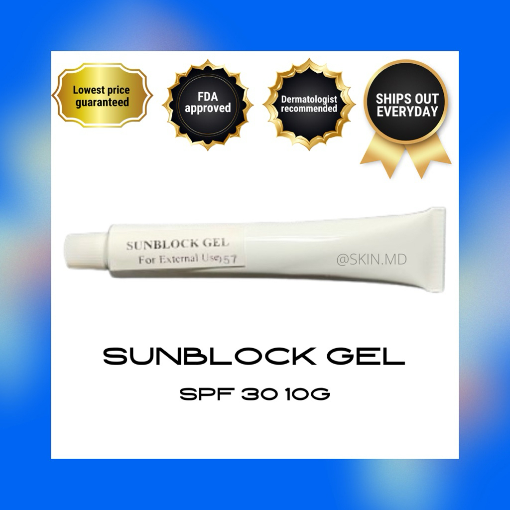Sunblock Gel SPF 30 10g (For Acne Prone and Oily Skin) | Shopee Philippines