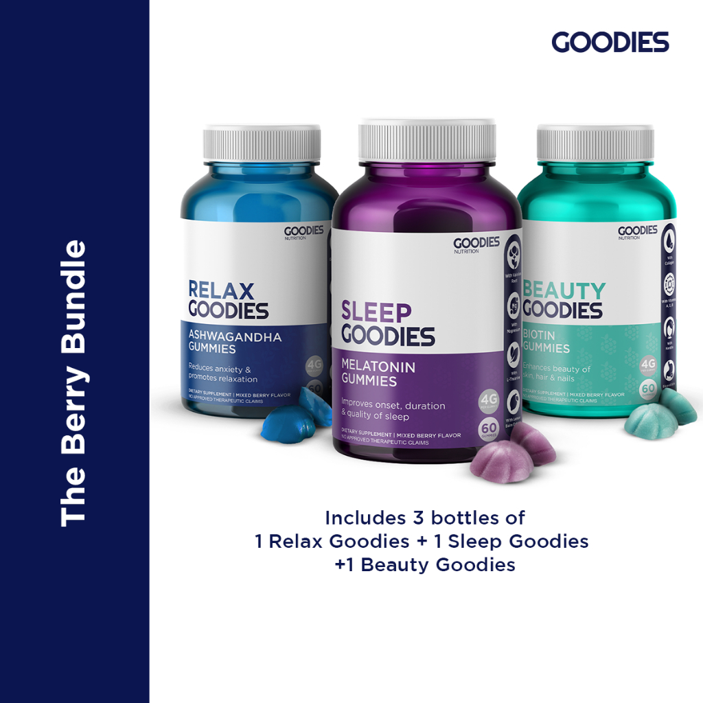 GOODIES NUTRITION The Berry Bundle (1 Sleep Goodies + 1 Relax Goodies ...