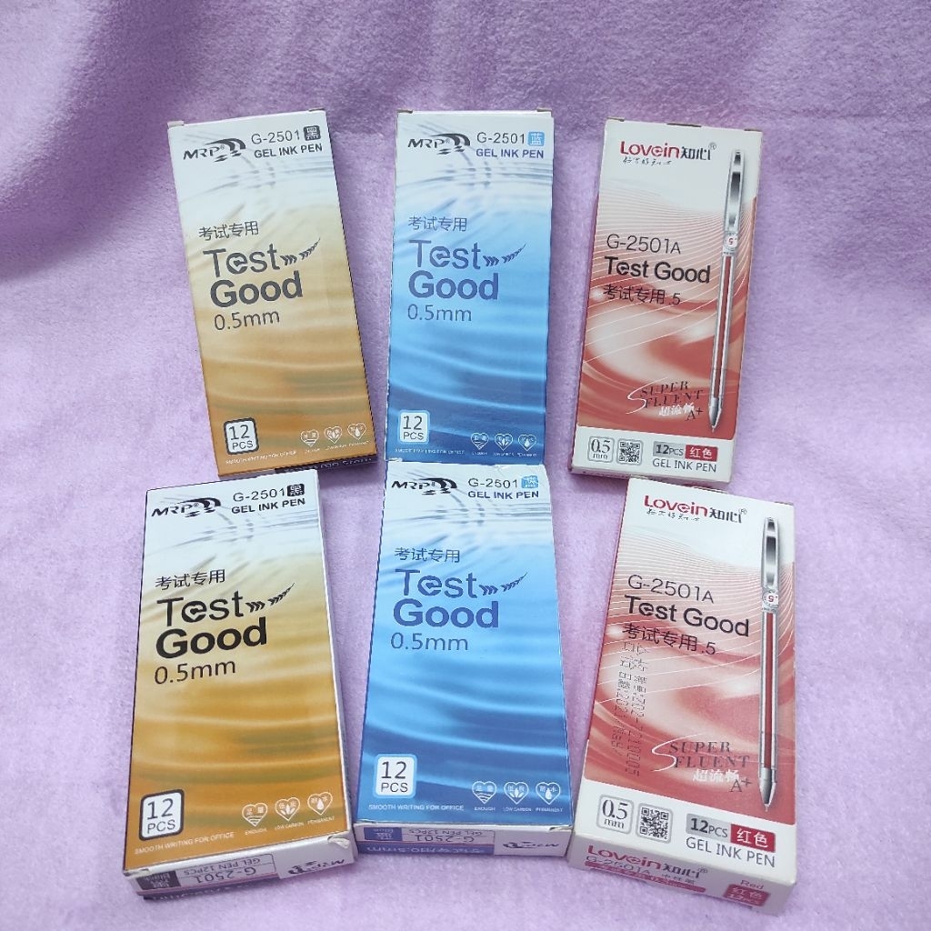 TEST GOOD GEL PEN 0.5mm G-2501 | Shopee Philippines