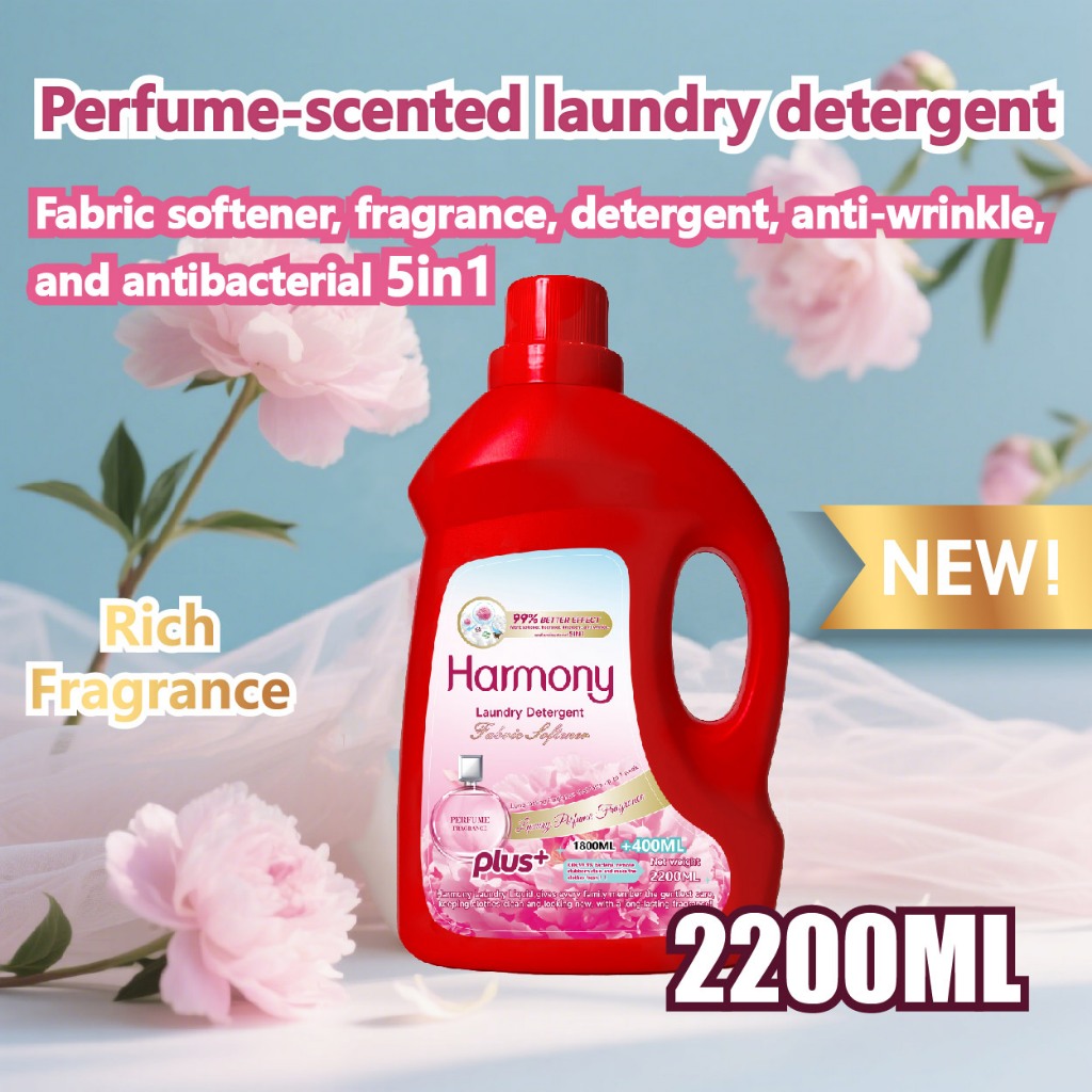 Harmony 2200ml Liquid Laundry Detergent with 72-Hour Fragrance Softener ...