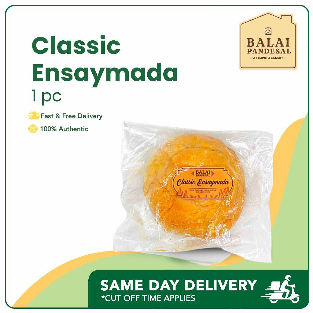 Balai Pandesal Pinoy Ensaymada 1pc - [Fresh Sweet Breads & Pastries ...