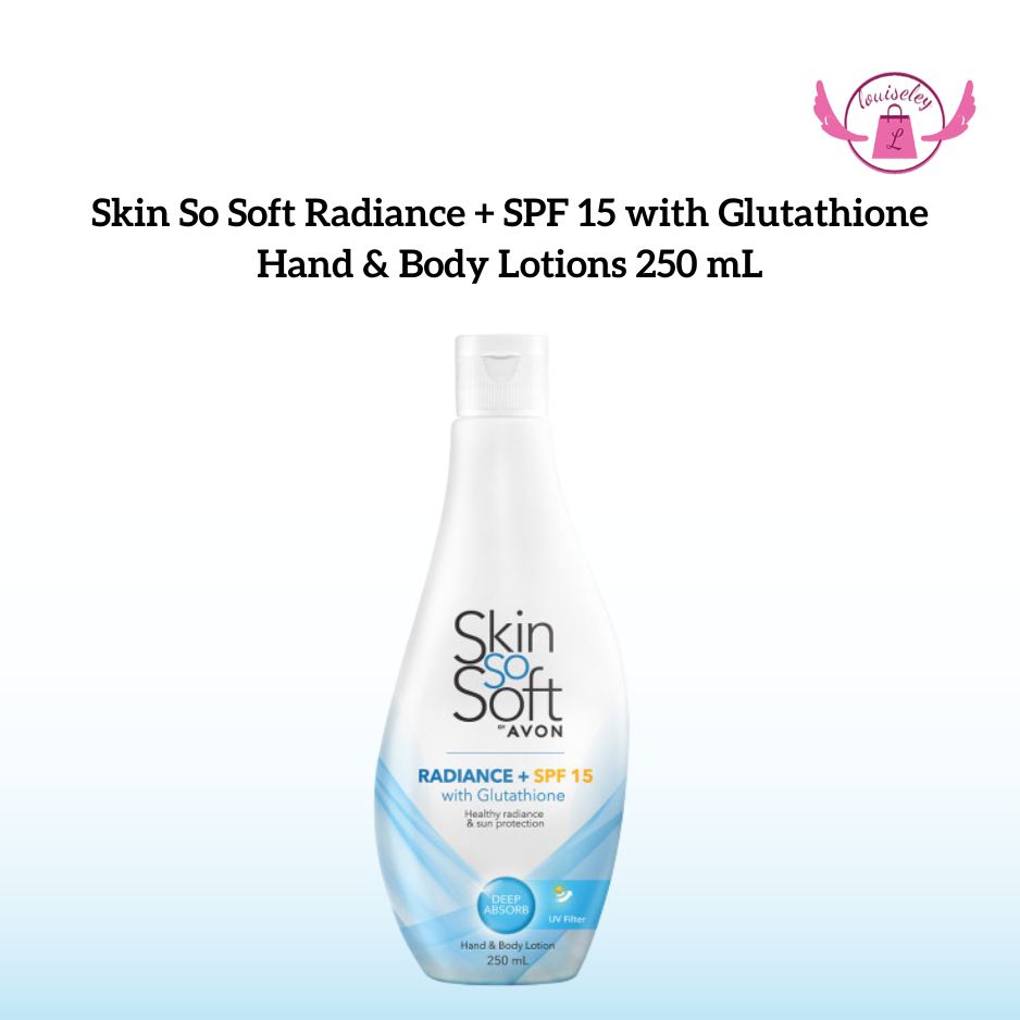 Skin So Soft Radiance + SPF 15 with Glutathione Hand & Body Lotions ...