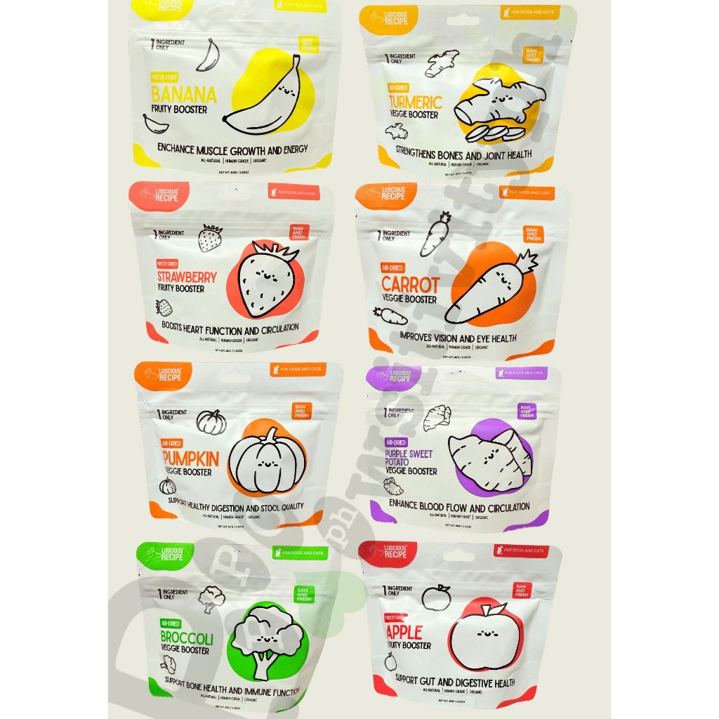 Luscious Freeze Dried Food Toppers Appetite Booster 30g and 80g ...