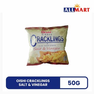 Oishi Cracklings Salt & Vinegar 50g - AllMart Online Grocery | Shopee ...