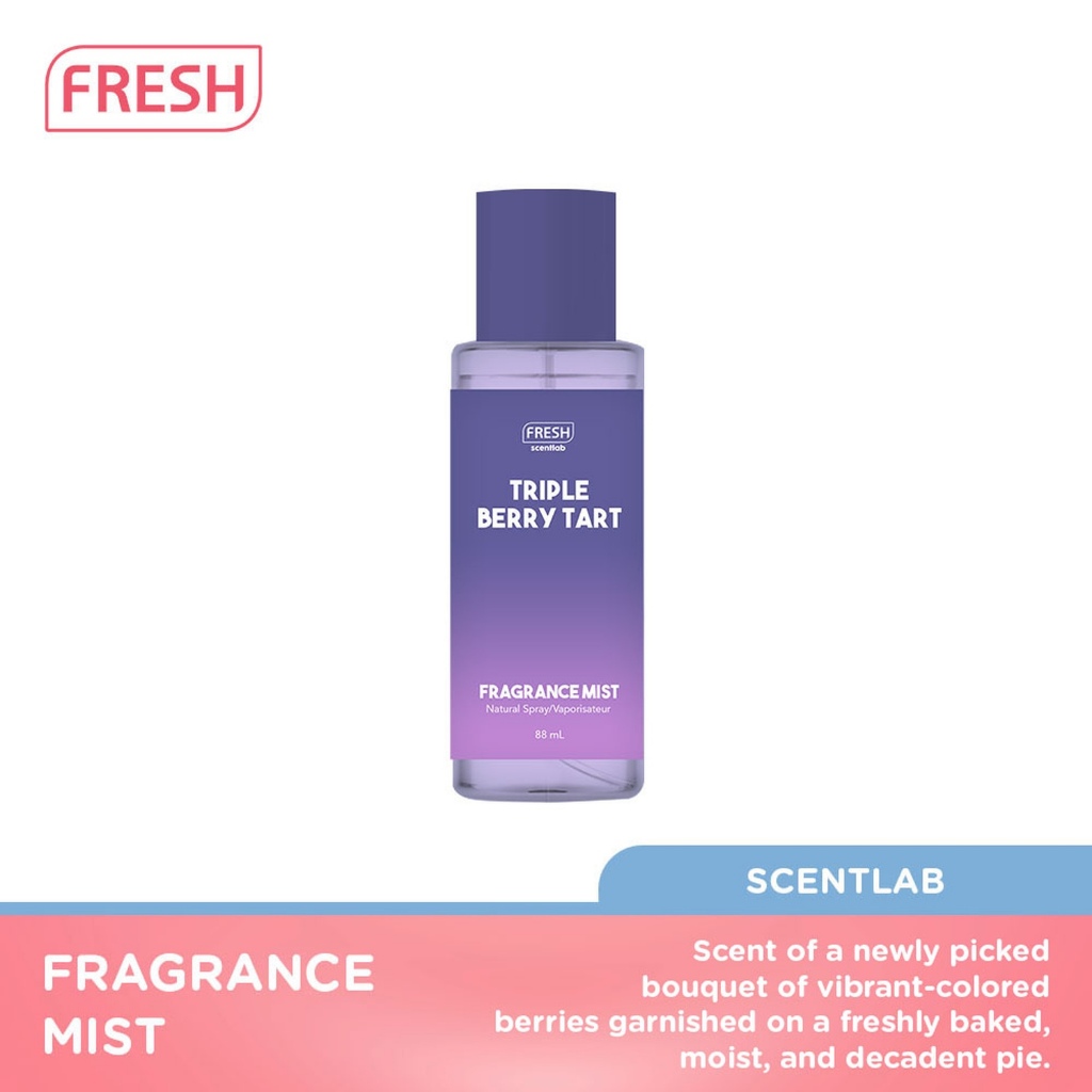 Fresh Scentlab Triple Berry Tart Fragrance Mist 88 mL | Shopee Philippines