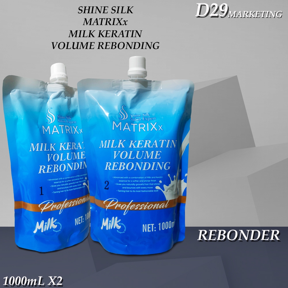 Matrix Milk Keratn Volume Rebond 1000ml 1&2 by Shine SIlk Expert ...