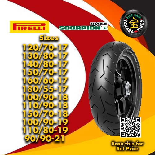 Pirelli Tire Scorpion Trail 3 PROMO PRICE by Takara Tires(FREE SEALANT ...