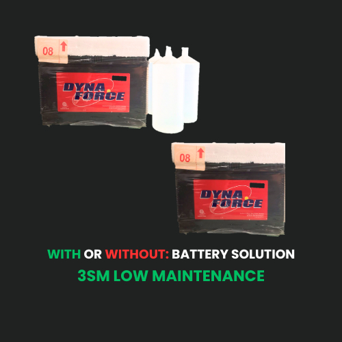 (WITH or WITHOUT BATTERY SOLUTION) 3SM DYNA FORCE LOW MAINTENANCE ...