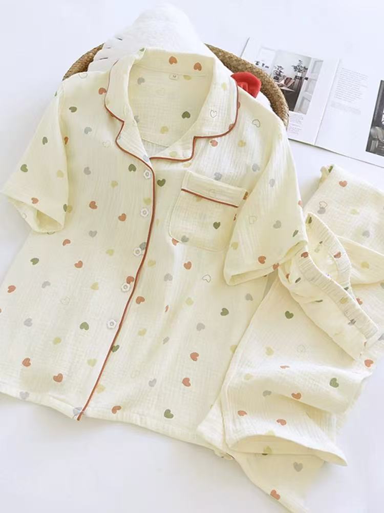 Cloud Cotton Pajama Set For Women Terno Cloud Cotton Sleepwear Short ...