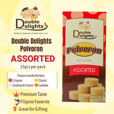 Double Delights Polvoron - ASSORTED | Shopee Philippines
