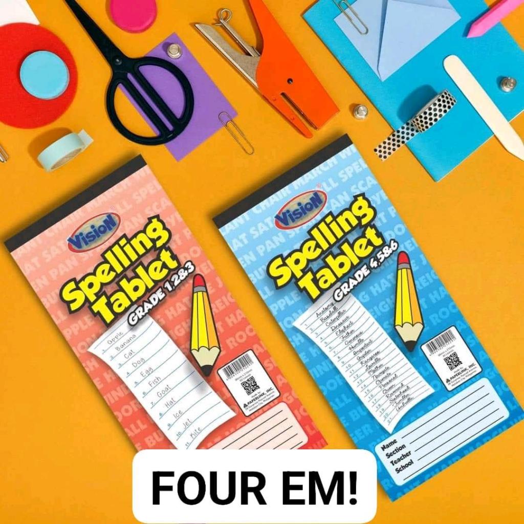Vision spelling tablet Grades 1-3 and Grades 4-6 | Shopee Philippines