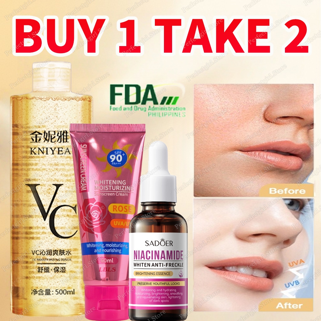 (BUY 2 TAKE 1)Vitamin C Toner 500ml Intensive Whitening Essence Toner ...