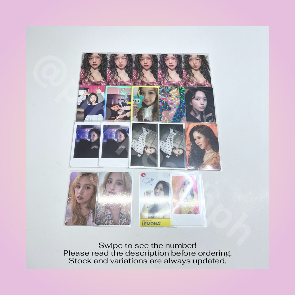 [TWICE] Official & Onhand Mina Photocards | Shopee Philippines