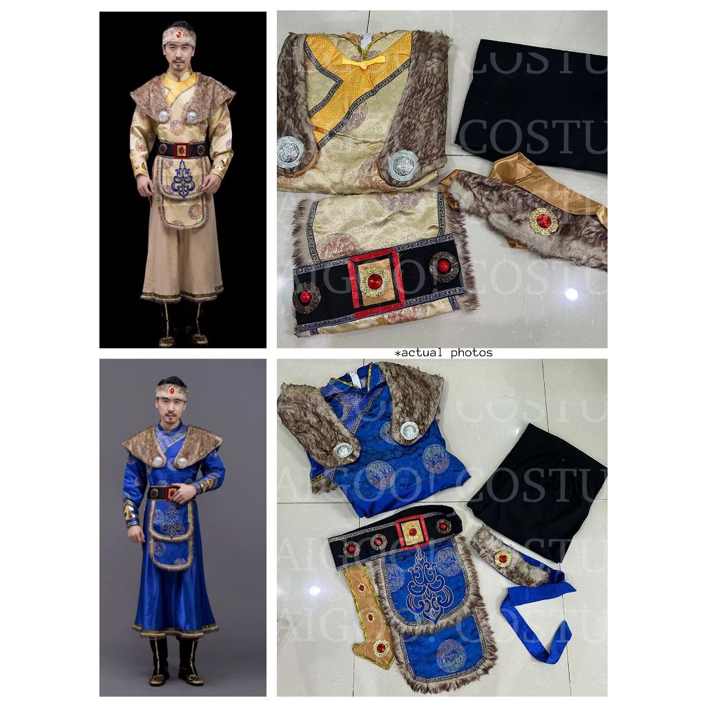 Mongolia Costume for Teens and Adults Mongolian Traditional Attire for ...