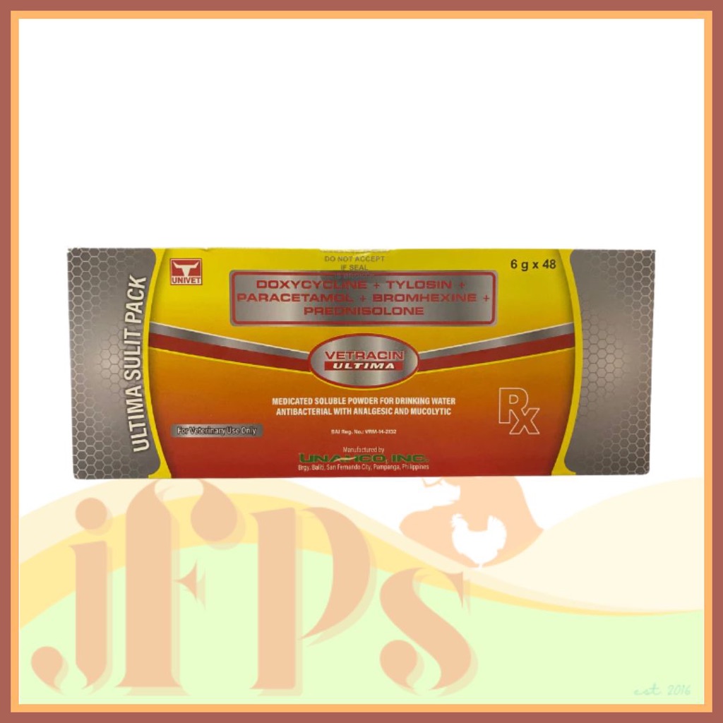 VETRACIN ULTIMA 6G X 48 SACHETS PER BOX | Shopee Philippines
