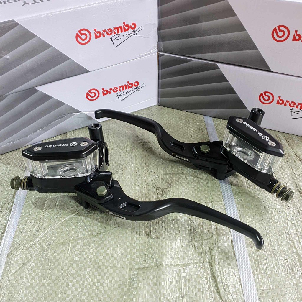 CHRC/B22 BRAKE MASTER LEVER DUAL TANK W/ BRAKE SWITCH BOTH SIDE ENGRAVE ...