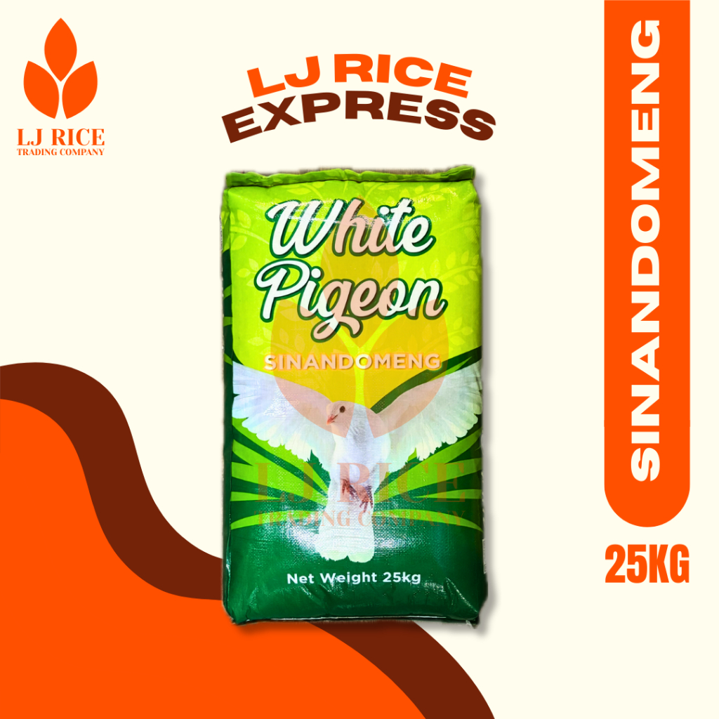 White Pigeon Sinandomeng, White Rice Bigas 25kg | Shopee Philippines