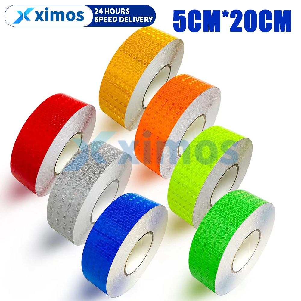 5cm*300cm Car Reflectorized Sticker Anti Collision Tape Stickers ...
