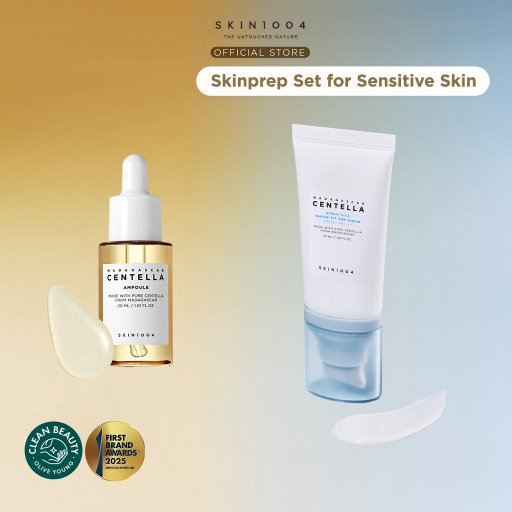 [Skinprep Set for Sensitive Skin] Centella Ampoule 30ml + Hyalu-Cica ...
