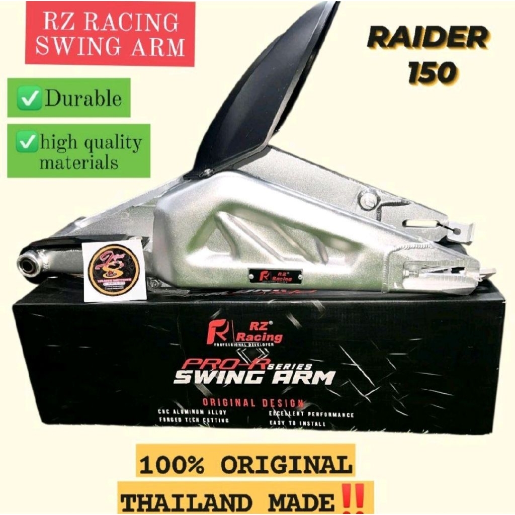 RZ Racing Swing Arm v5 for Raider 150 Thailand made 100% original Very ...