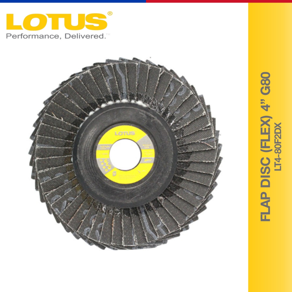 Lotus Flap Disc (FLEX) 4" G100 LT4 - Grinder Accessories | Shopee ...