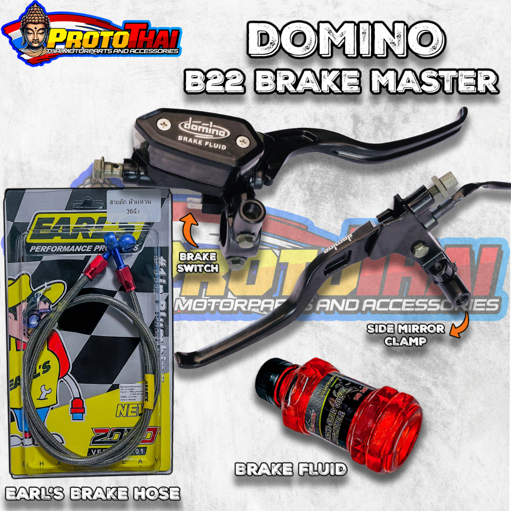 B22 BRAKE MASTER WITH HOSE & BRAKE FLUID UNIVERSAL WAVE XRM RAIDER ...