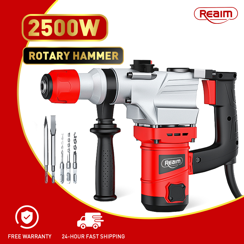 REAIM Rotary Hammer Drill Heavy Duty Jack Chipping Hammer Drill Heavy ...