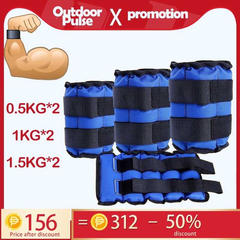 Ankle Weights leg weights Sand Bag1kg-3kg Adjustable Strength Training ...