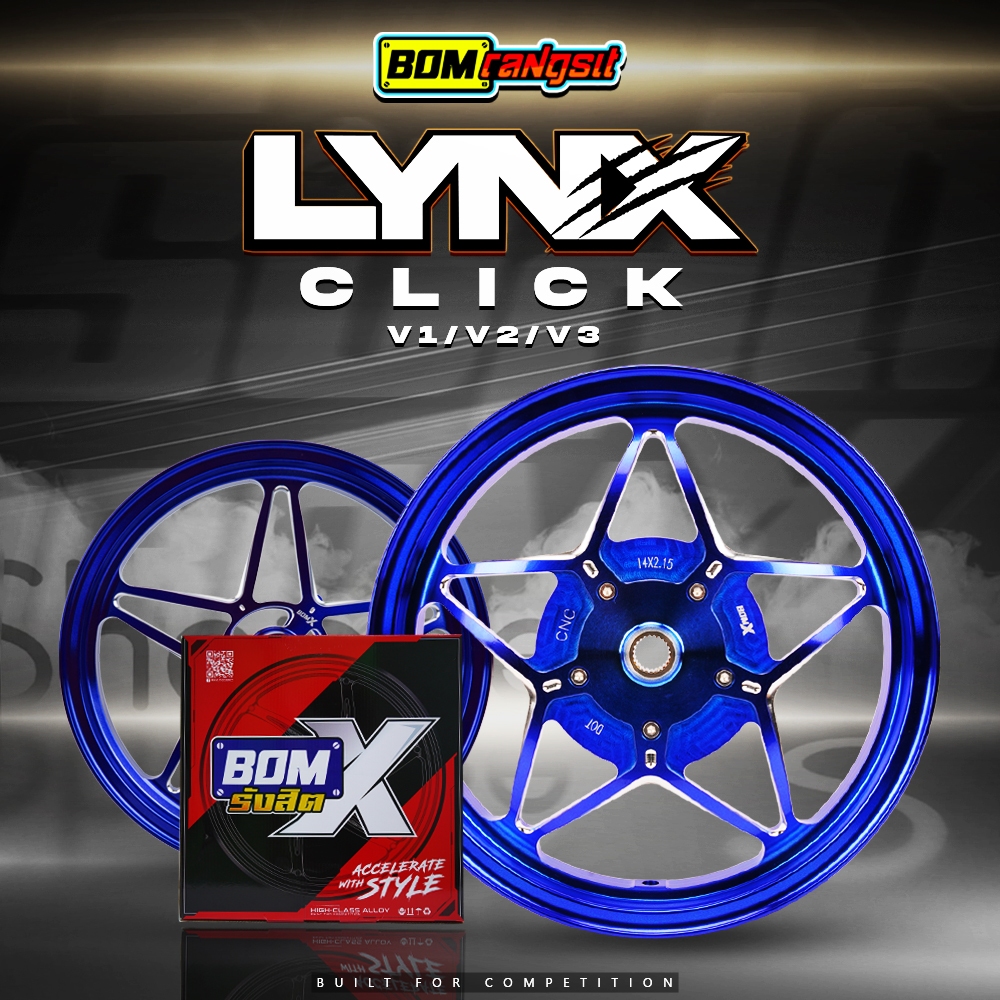 Bom Rangsit BomX Lynx Cnc Mags Click 125/150/ BEAT FI Star Mags 14s 5 ...