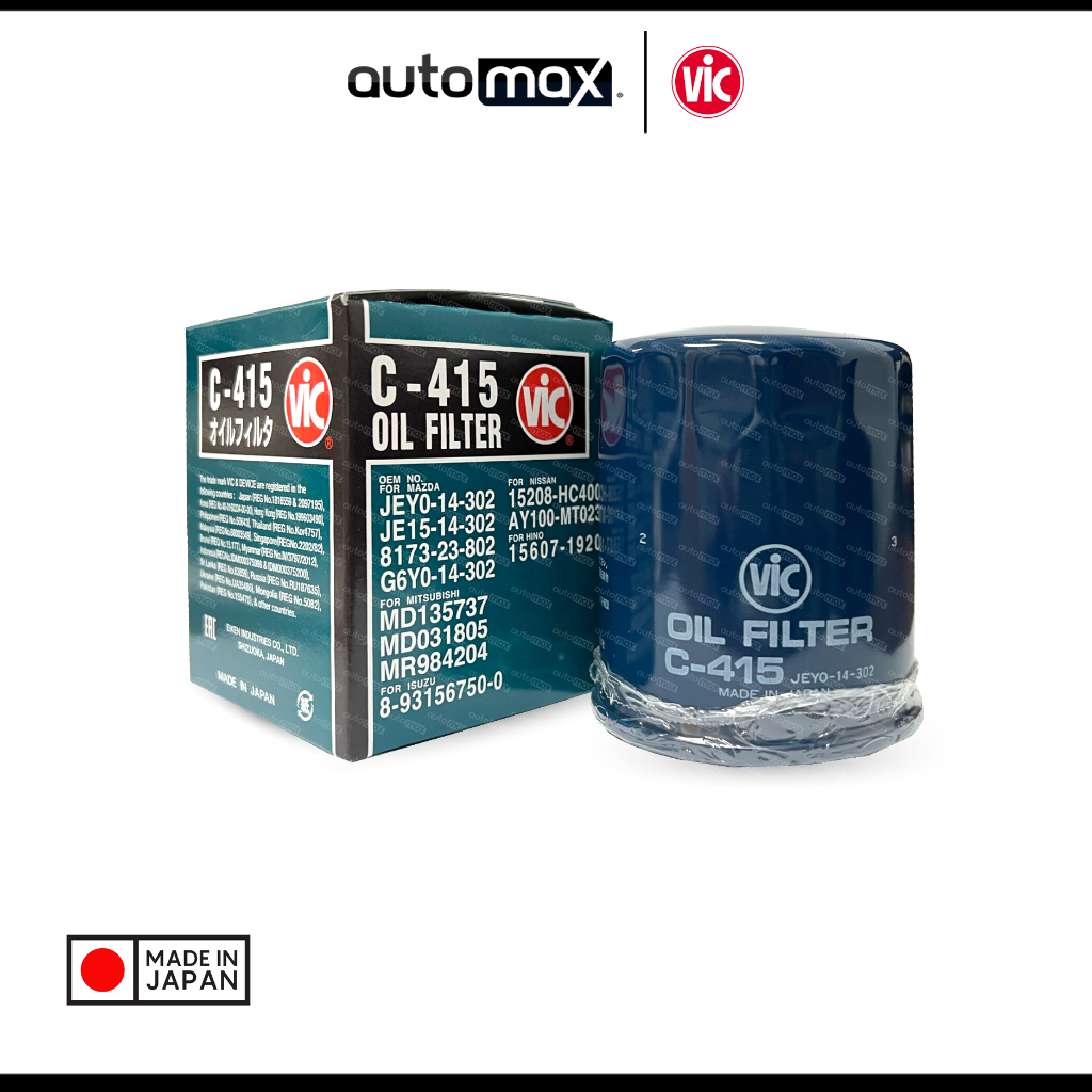 VIC Oil Filter — C415 for Mitsubishi Lancer, MirageG4, Adventure Gas ...