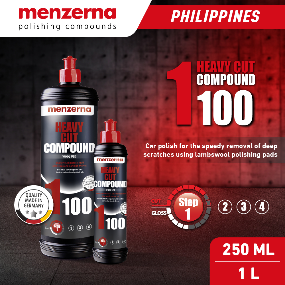 Menzerna Heavy Cut Compound 1100 (250ml | 1L) | Shopee Philippines