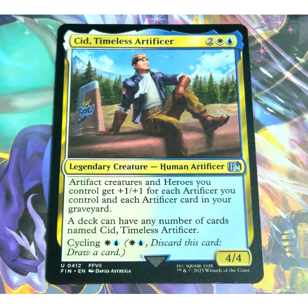 MTG Cid, Timeless Artificer #0412 Magic the Gathering Final Fantasy ...
