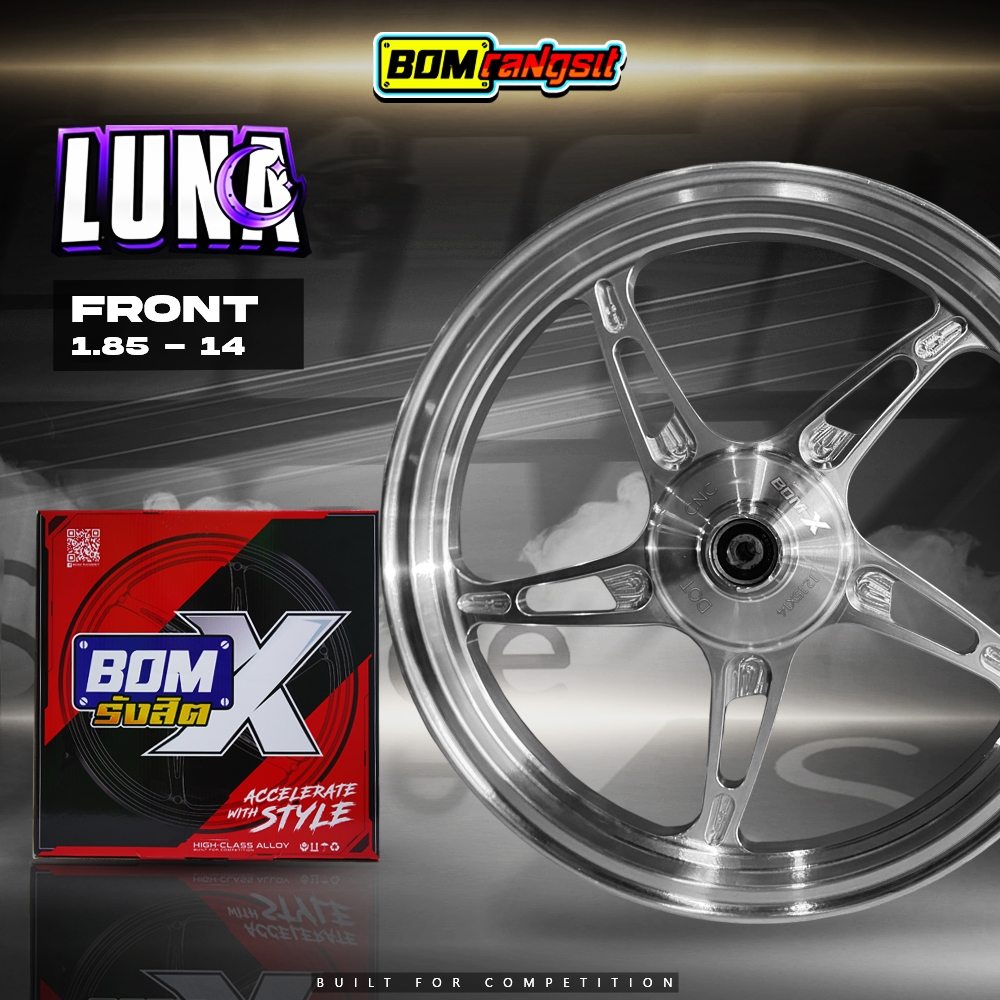 Bom Rangsit BomX Luna Mags CNC x14s 5 Spokes Motorcycle Accessories ...