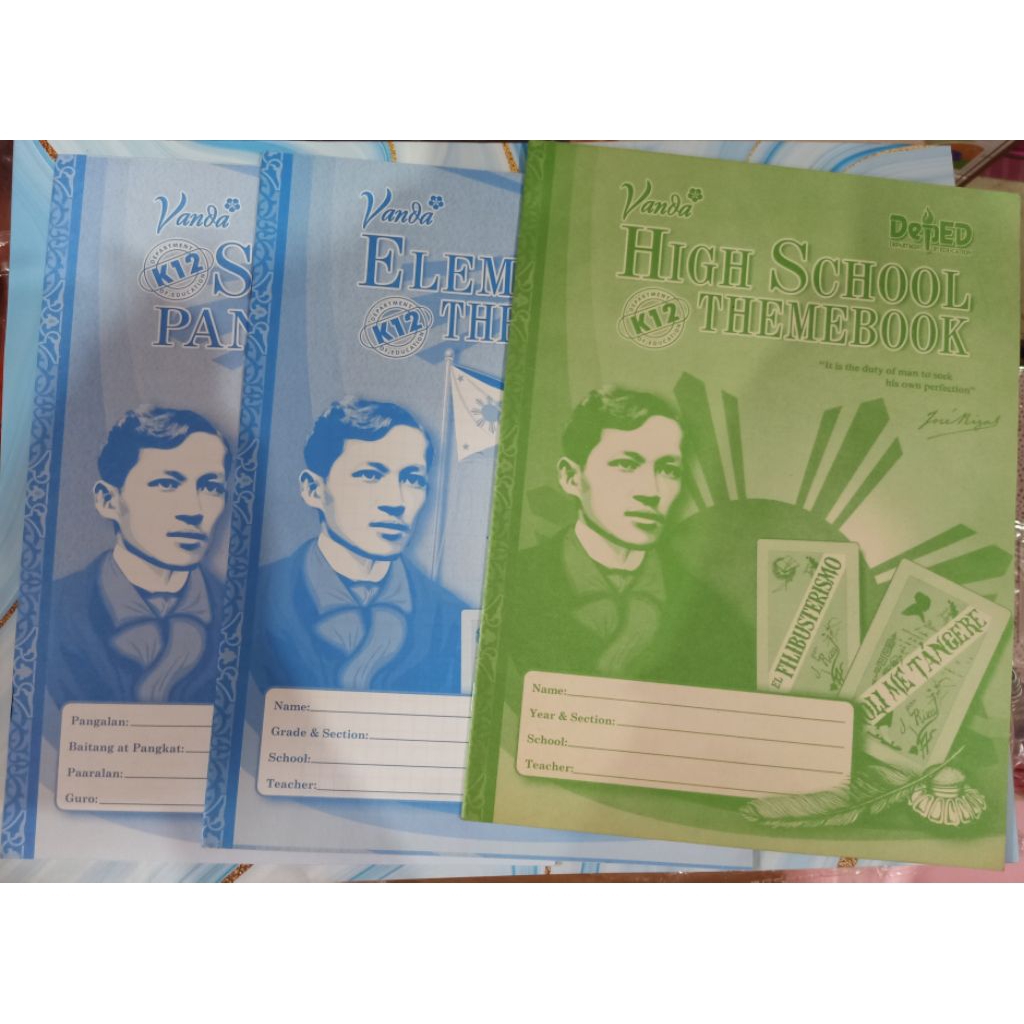 formal theme book for high school and elementary(per piece) | Shopee ...