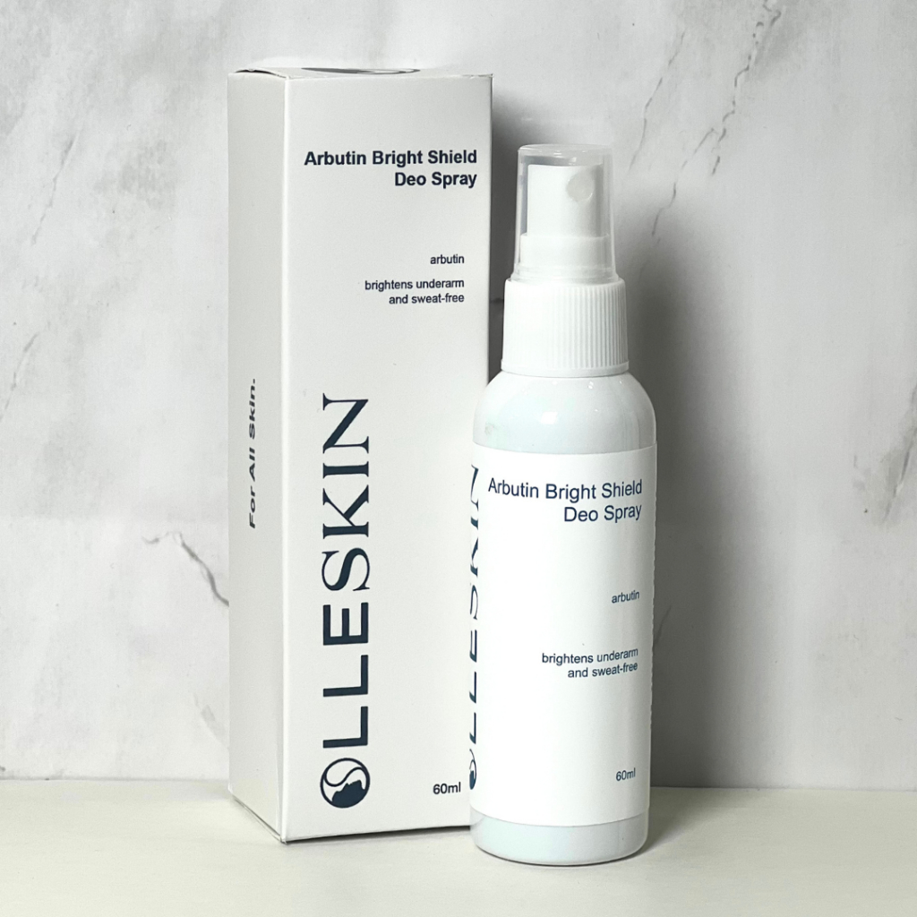 OLLESKIN ARBUTIN BRIGHT SHIELD DEO SPRAY | Shopee Philippines