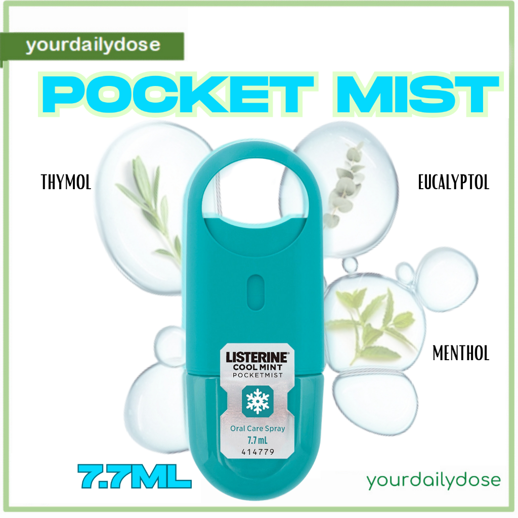 Listerine COOLMINT Pocket Mist 7.7ml | Shopee Philippines