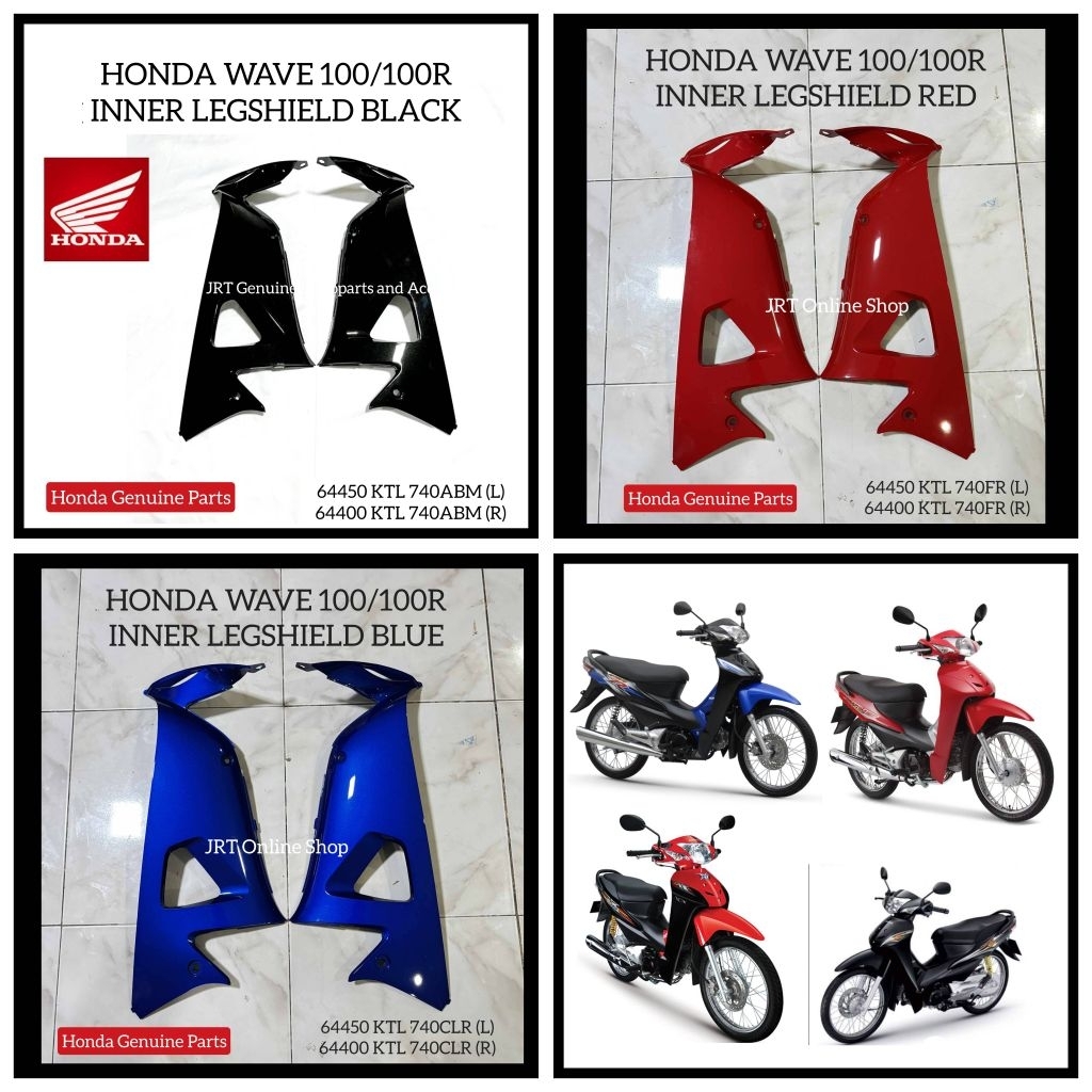 Honda Wave 100 / 100R Genuine Orginal Mainpipe Side Pair Set | Shopee ...