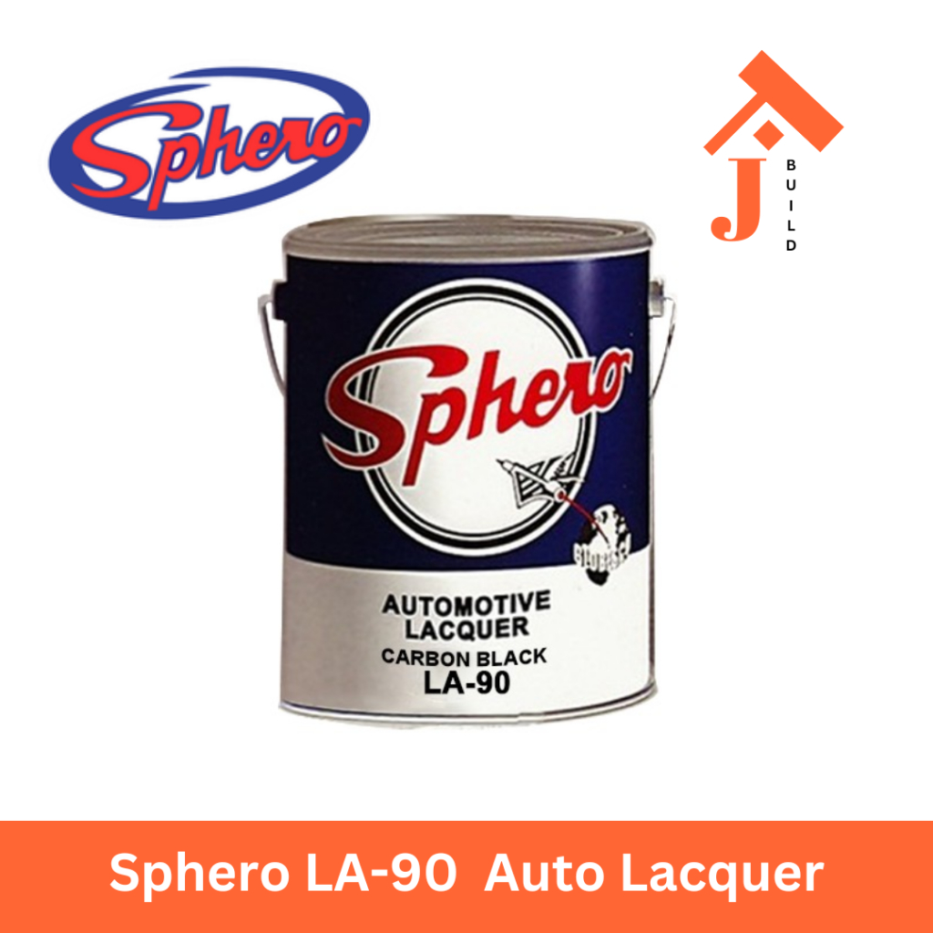 Sphero Automotive Lacquer LA-90 Carbon Black Sizes: QUART (1L) and ...