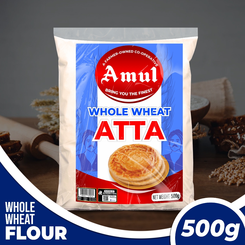 Amul Whole Wheat Flour 500g | Shopee Philippines
