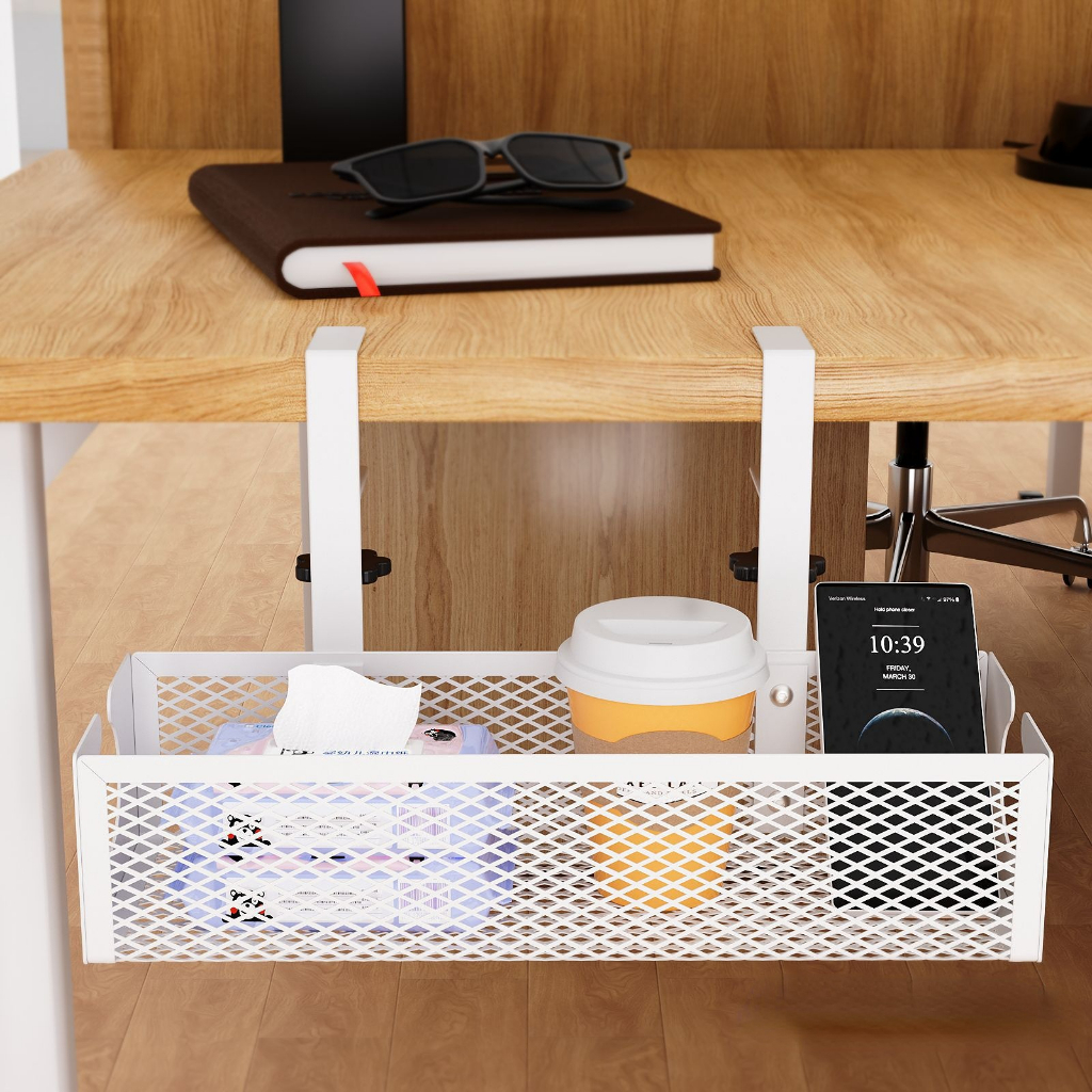 Grid Cable Organizer Under Desk Cable Organizer Rack Wire Slot Box ...