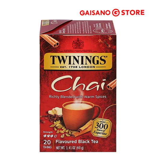 Twinings Chai Flavoured Black Tea 20 Tea Bags | Shopee Philippines