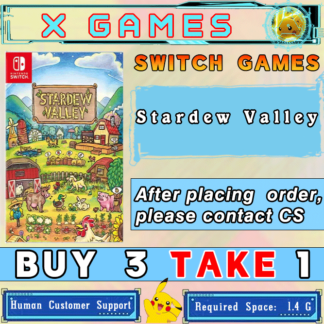Stardew Valley Nintendo Switch Game （BUY 3 TAKE 1) | Shopee Philippines