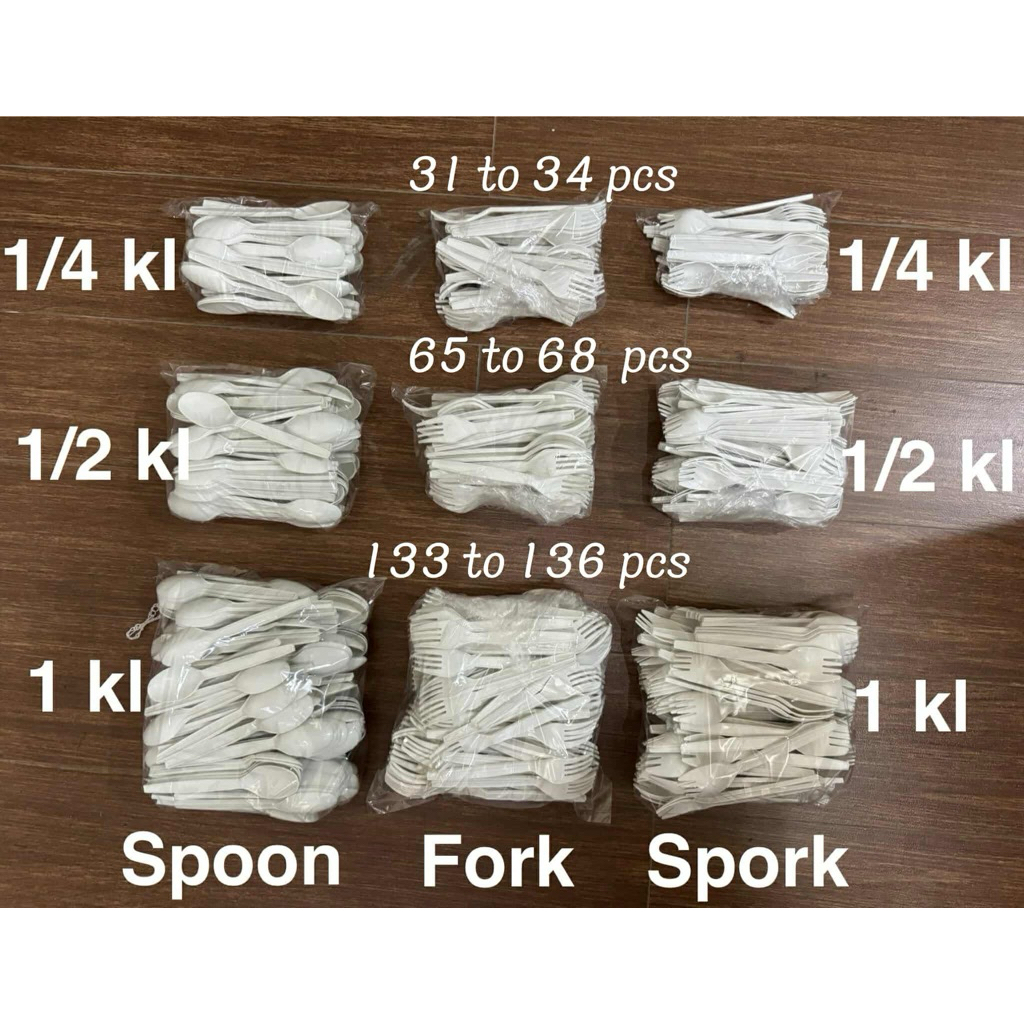 PER KILO [1/4, 1/2, 1KL] TRIGEM Brand Unbreakable Disposable Plastic ...